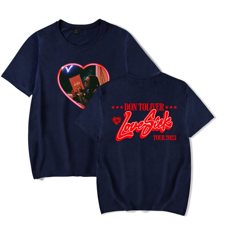 Don Toliver Love Sick Tour T-shirt Rapper Merch Women Men Crewneck ...