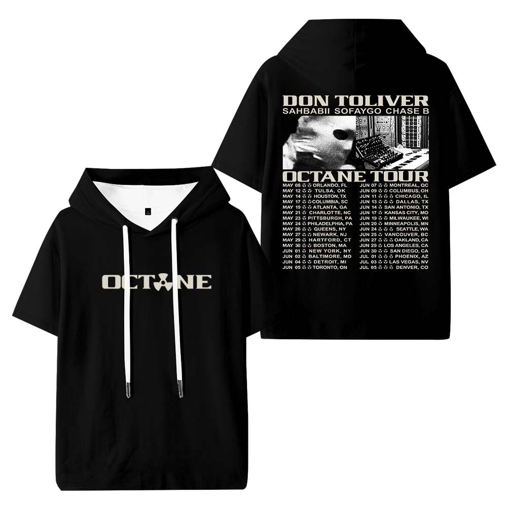 Don Toliver Octane Tour 2026 Merch Hooded T-Shirts Casual Women Men ...