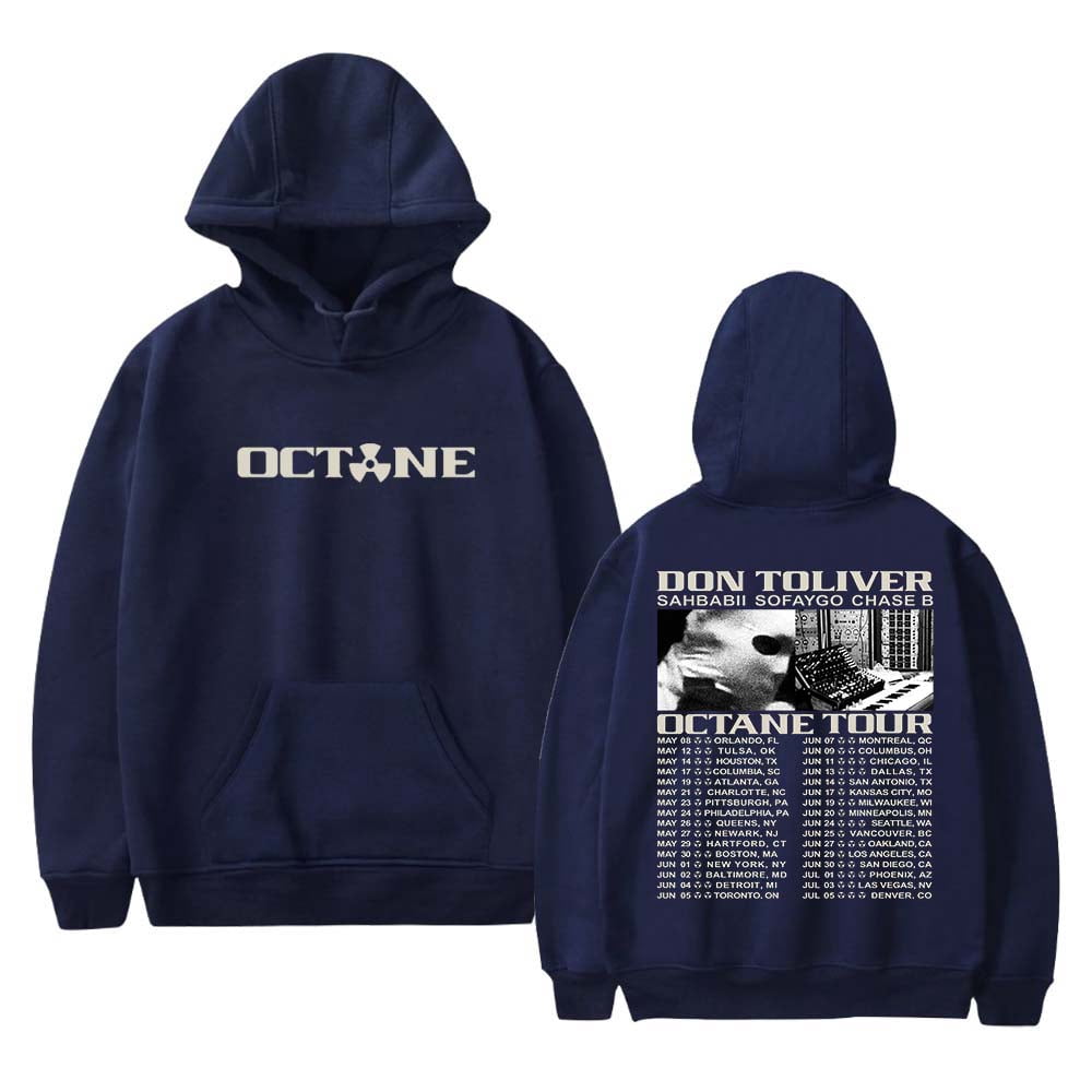 Don Toliver Octane Tour 2026 Merch Hoodies Women Men Casual Long Sleeve ...