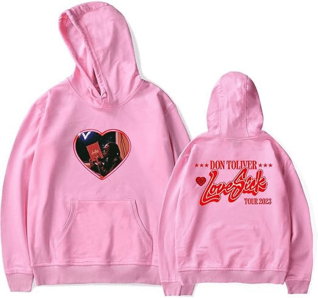 Don Toliver hoodies Love Sick Tour Merch Men Women Fashion drawstring ...