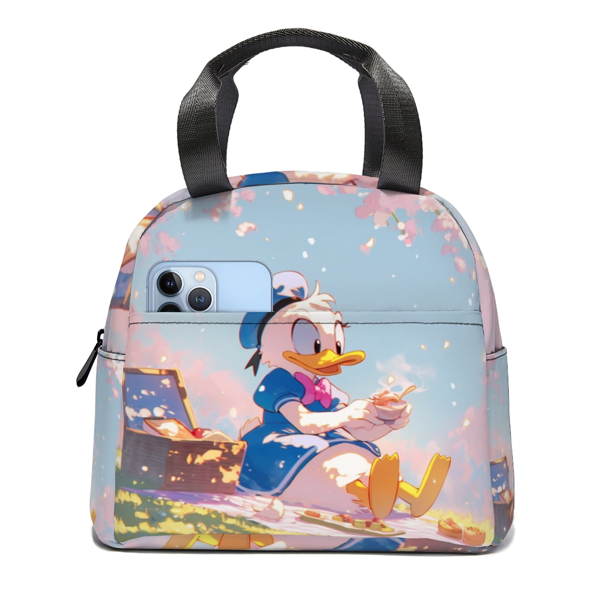 Don×ald Duck Lunch Bag Cartoon Portable Insulated Lunch Box Reusable ...