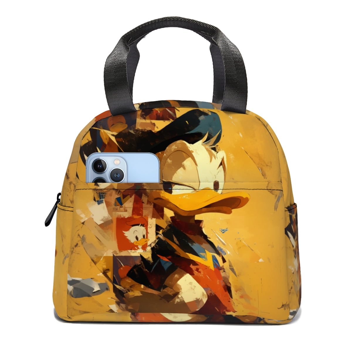 Don×ald Duck Lunch Bag Cartoon Portable Insulated Lunch Box Reusable ...