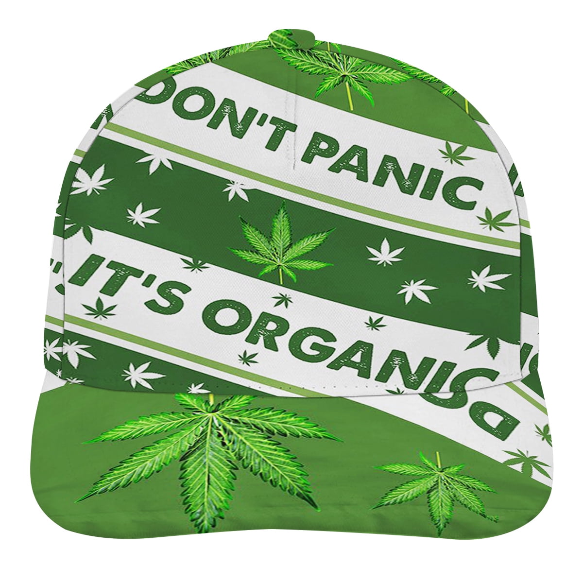 Don it Panic it is Organic Marijuana baseball cap hat - Walmart.com