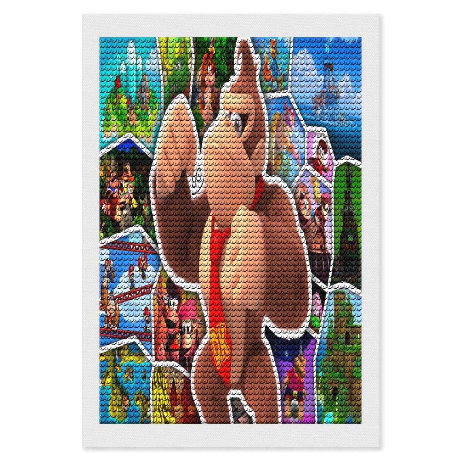 Don-key Kon Diamond Art Kits DIY 5D Anime Painting by Number Kits Full ...