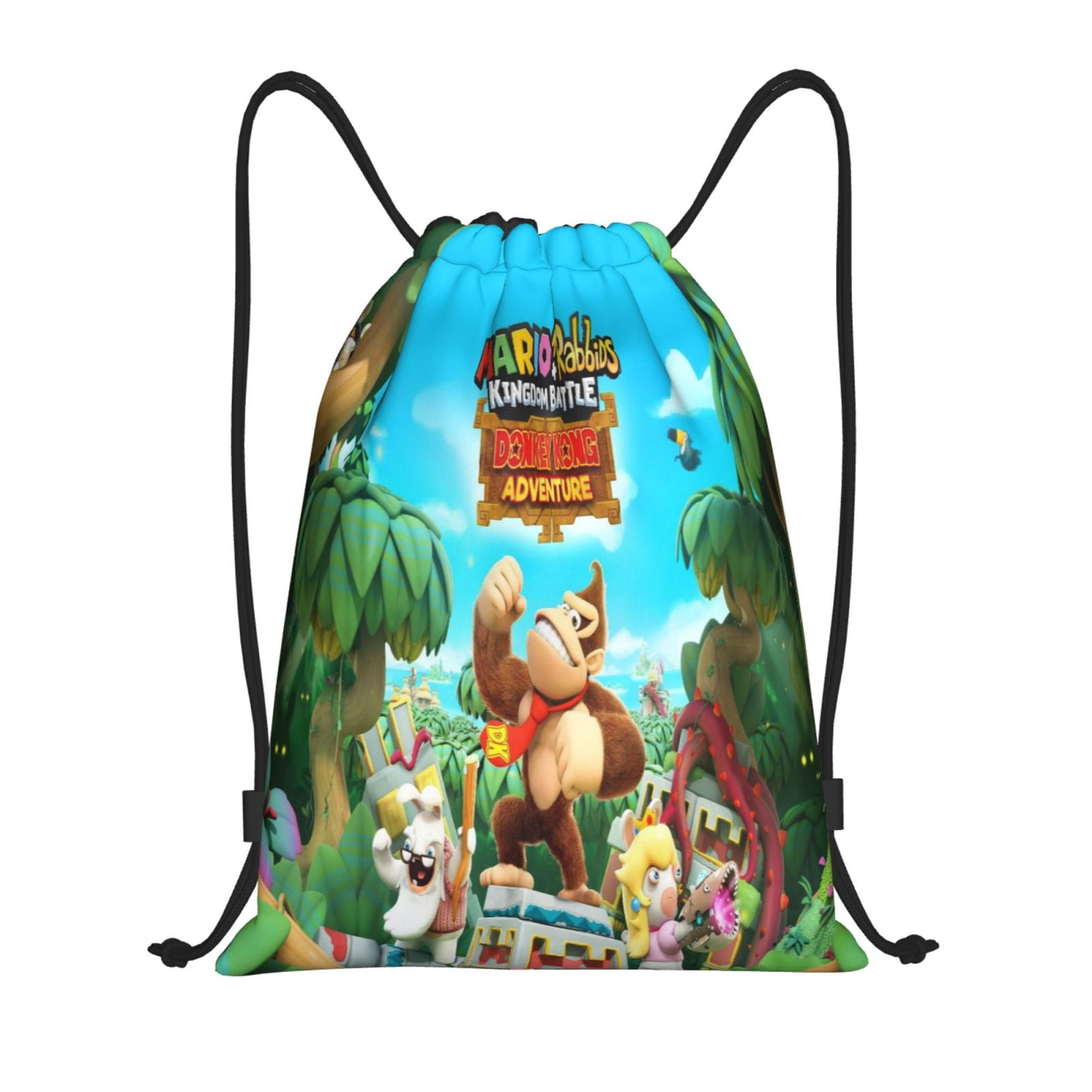 Don-key Kon Drawstring Backpack,Sackpack String Bag Water Resistant ...
