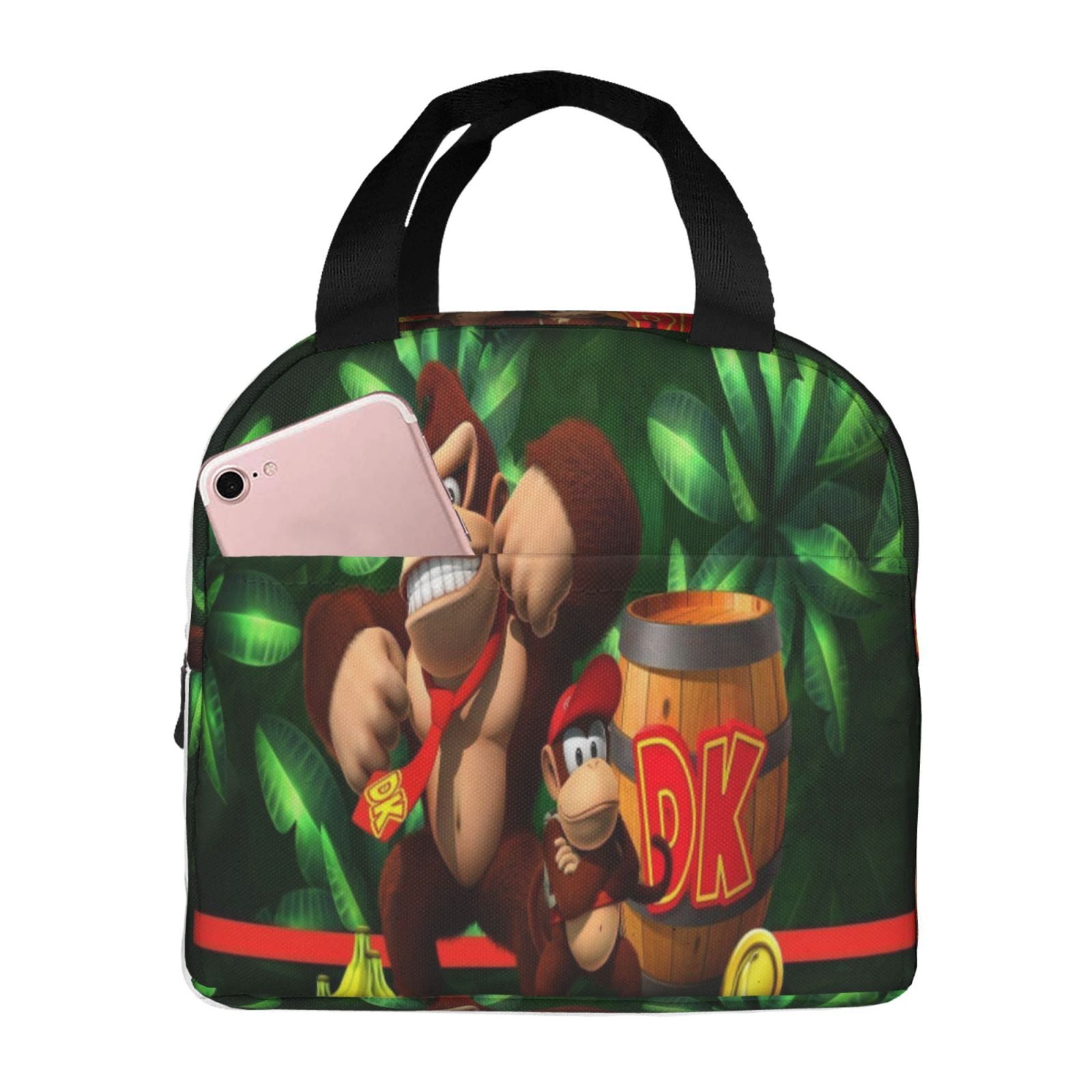 Don-key Kon Lunch Bag Insulated Lunch Box Reusable Cooler Cartoon Lunch ...