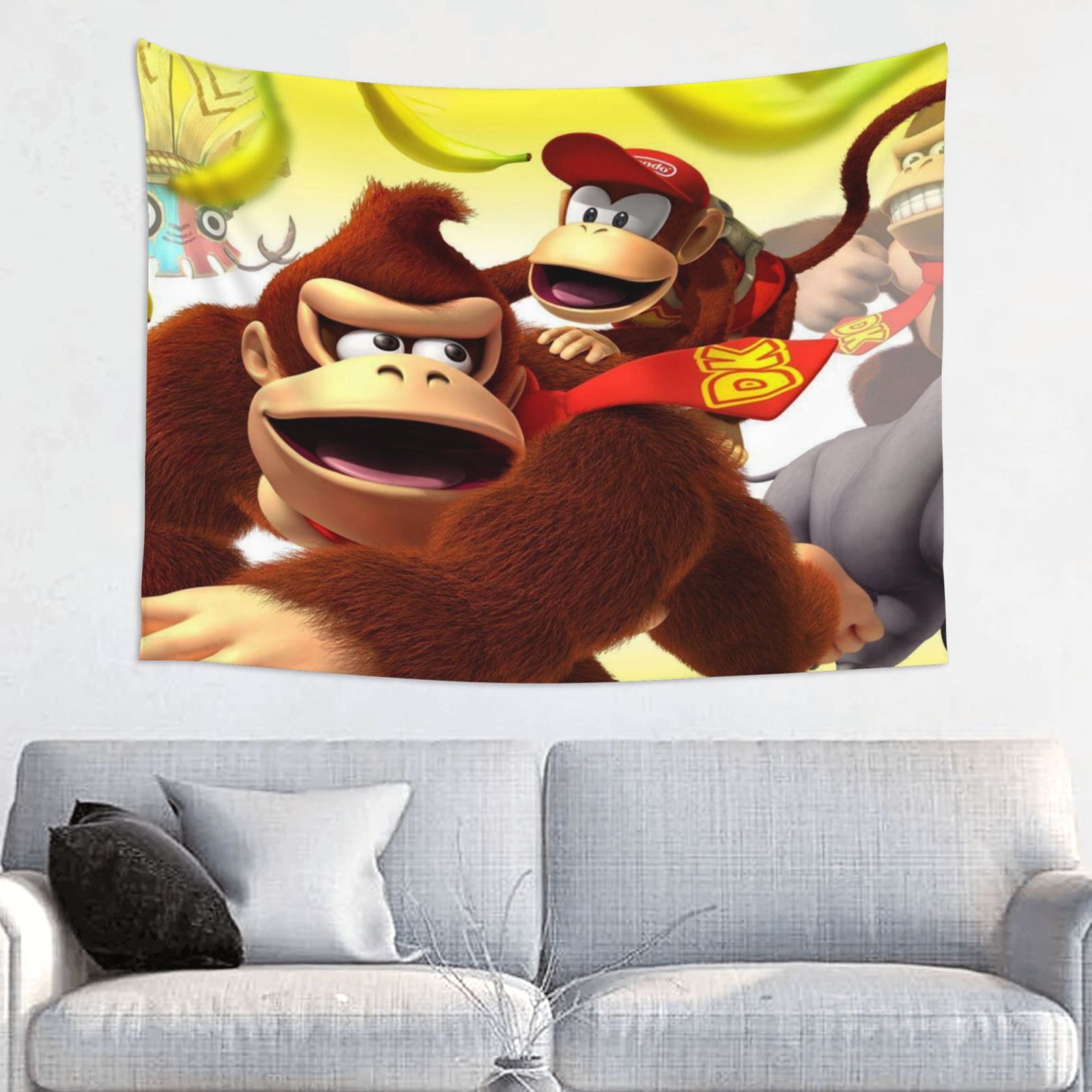 Don-key Kon Tapestry Anime Poster Large Background Wall Art Bedroom ...