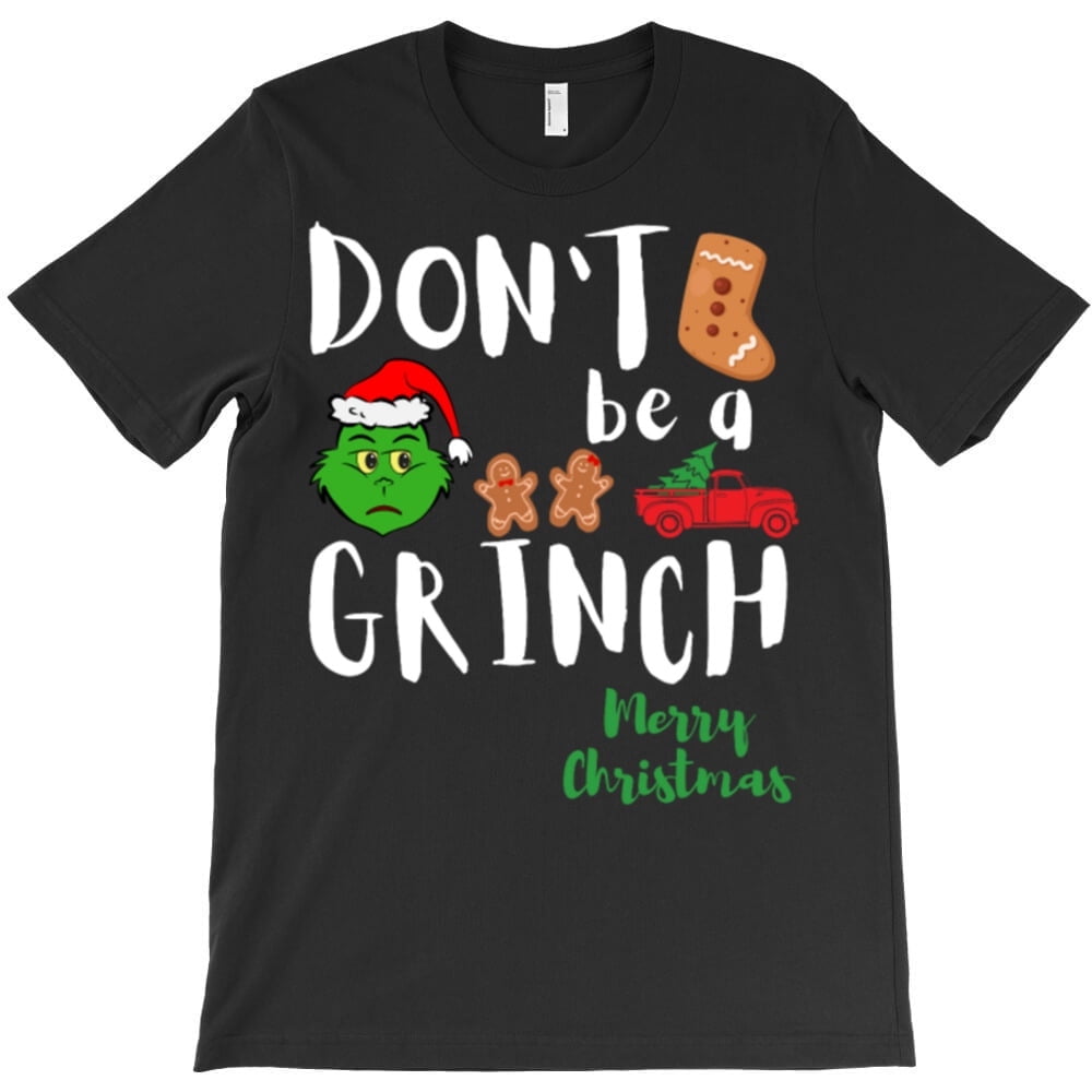 Don't Be A Christmas Grouch Funny Christmas Holiday Quote Graphic ...