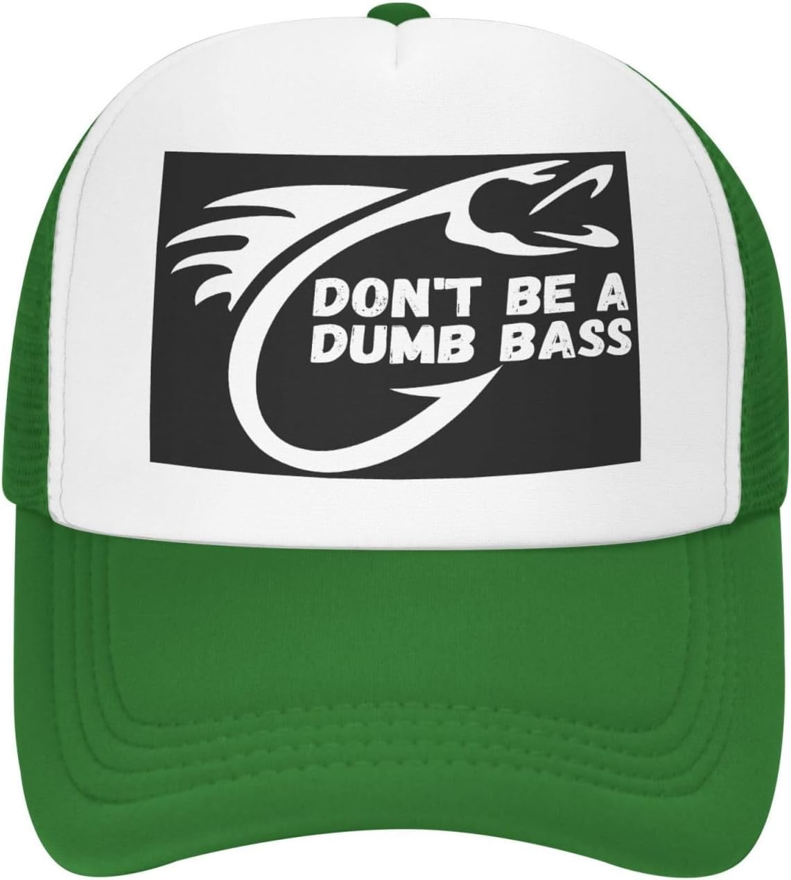Don't Be A Dumb Bass Hats Funny Fishing Mesh Trucker Hat - Walmart.com