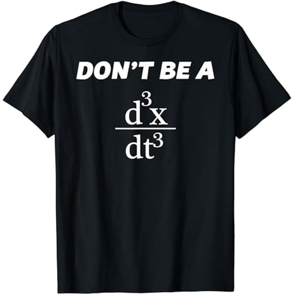 Don't Be A Jerk | Funny Math - Scholar Teacher Nerd - T-Shirt - Walmart.com
