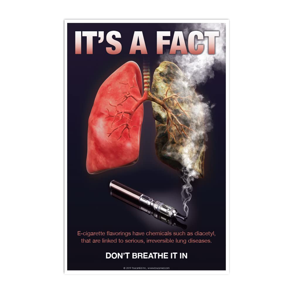 Don’t Breathe It In Poster – quit vaping – e cigarettes risks –vaping ...