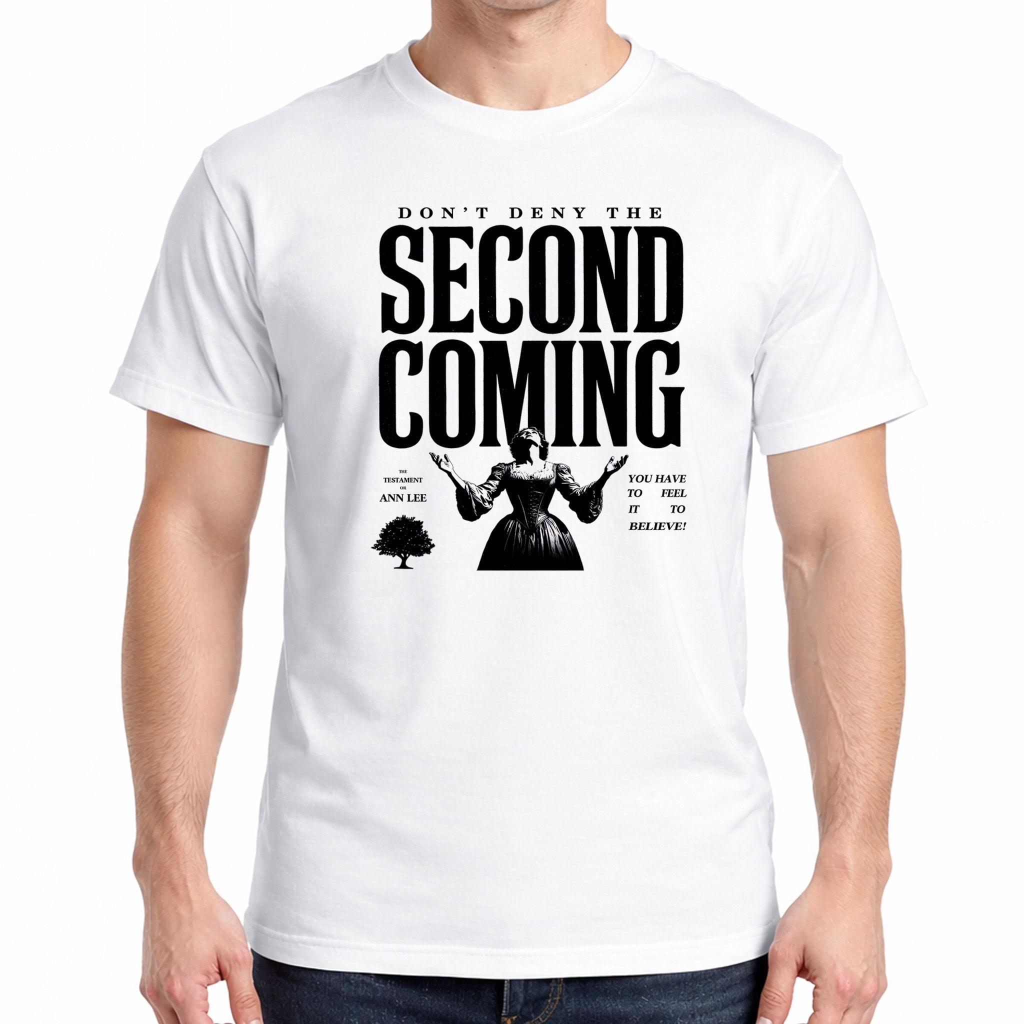 Don’t Deny the Second Coming T-Shirt – Funny Vintage-Style Religious ...