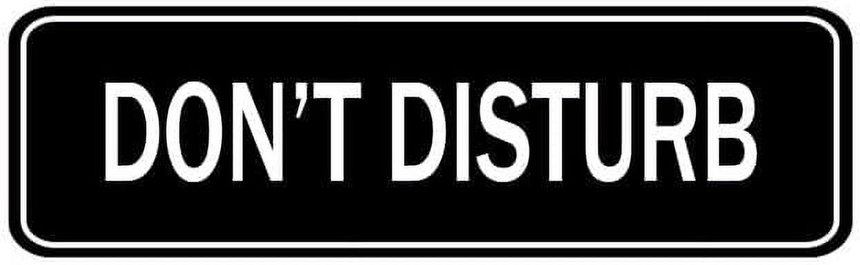 Don't Disturb Acrylic Sign For Office Door Wall Home And Business Easy ...