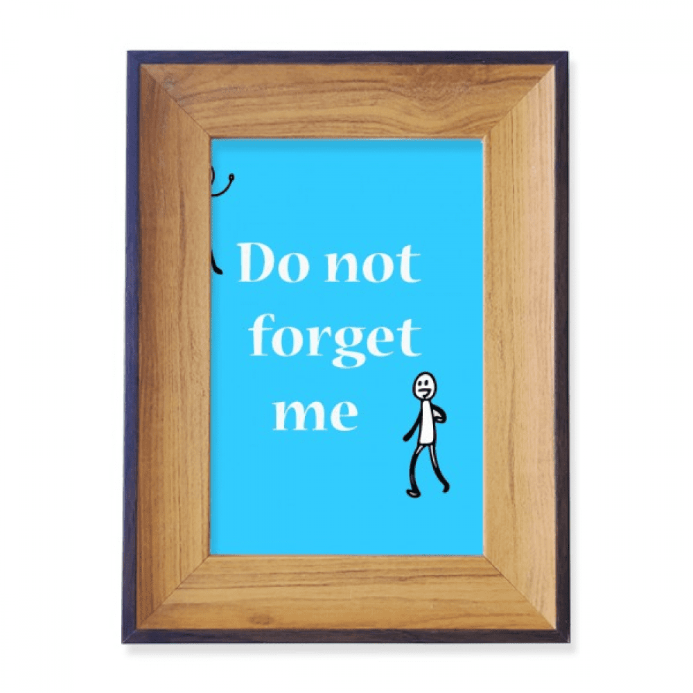 Don't Forget Me Sad Photo Frame Exhibition Display Art Desktop Painting ...
