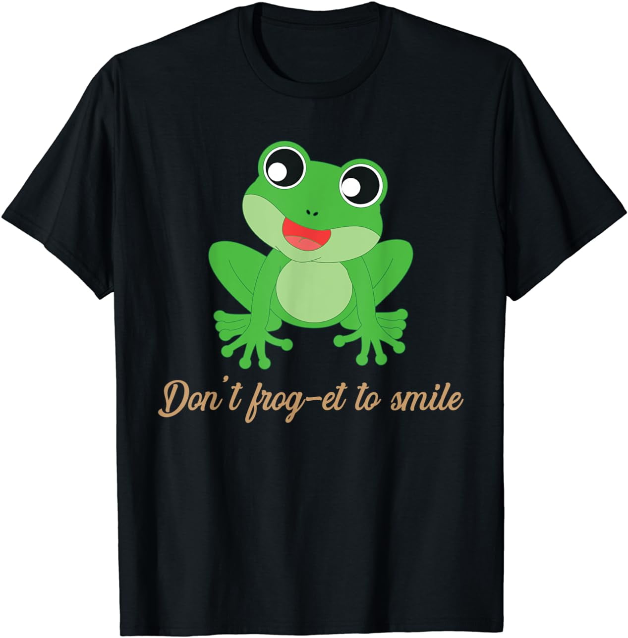 Don`t Froget To Smile I Colorful Frog I Toad I Kids Frog T-Shirt ...