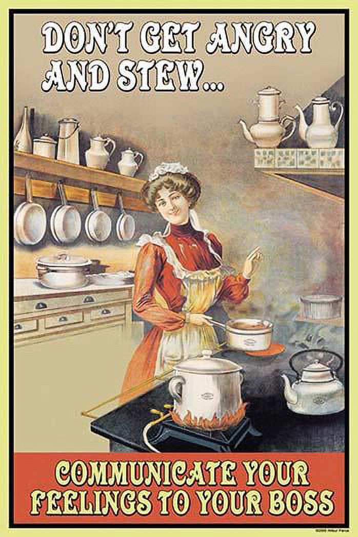 Don't Get Angry- Fine Art Canvas Print (20" x 30") - Walmart.com