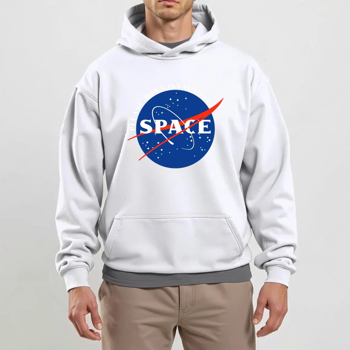 Don't Invade My Space Funny Sci-Fi Alien Personal Space Humor T-Shirt ...