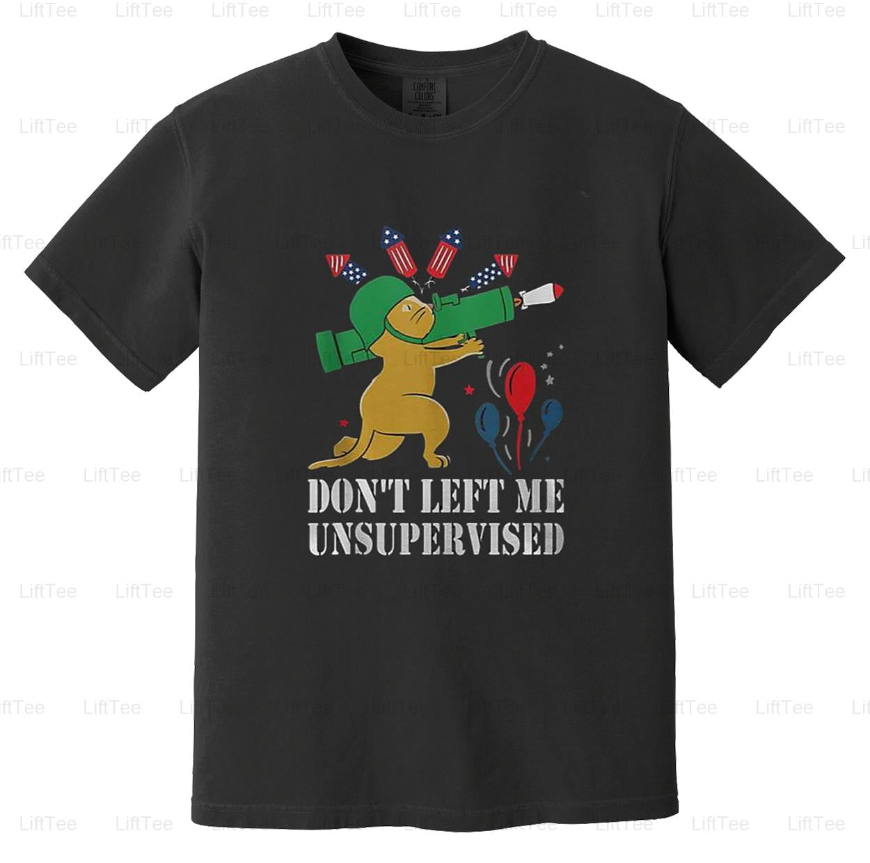 Don't Leave Me Unsupervised 4th July Cat Firecrackers Feline Mischief ...