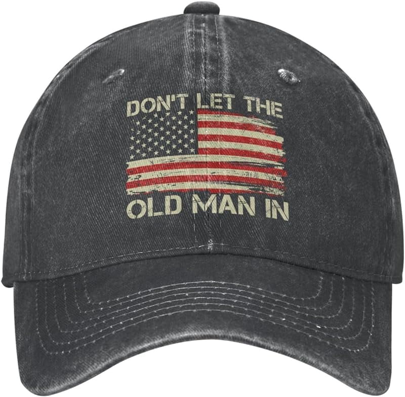 Don't Let Old Man in Hat The Vintage American Flag Country Music Hats ...