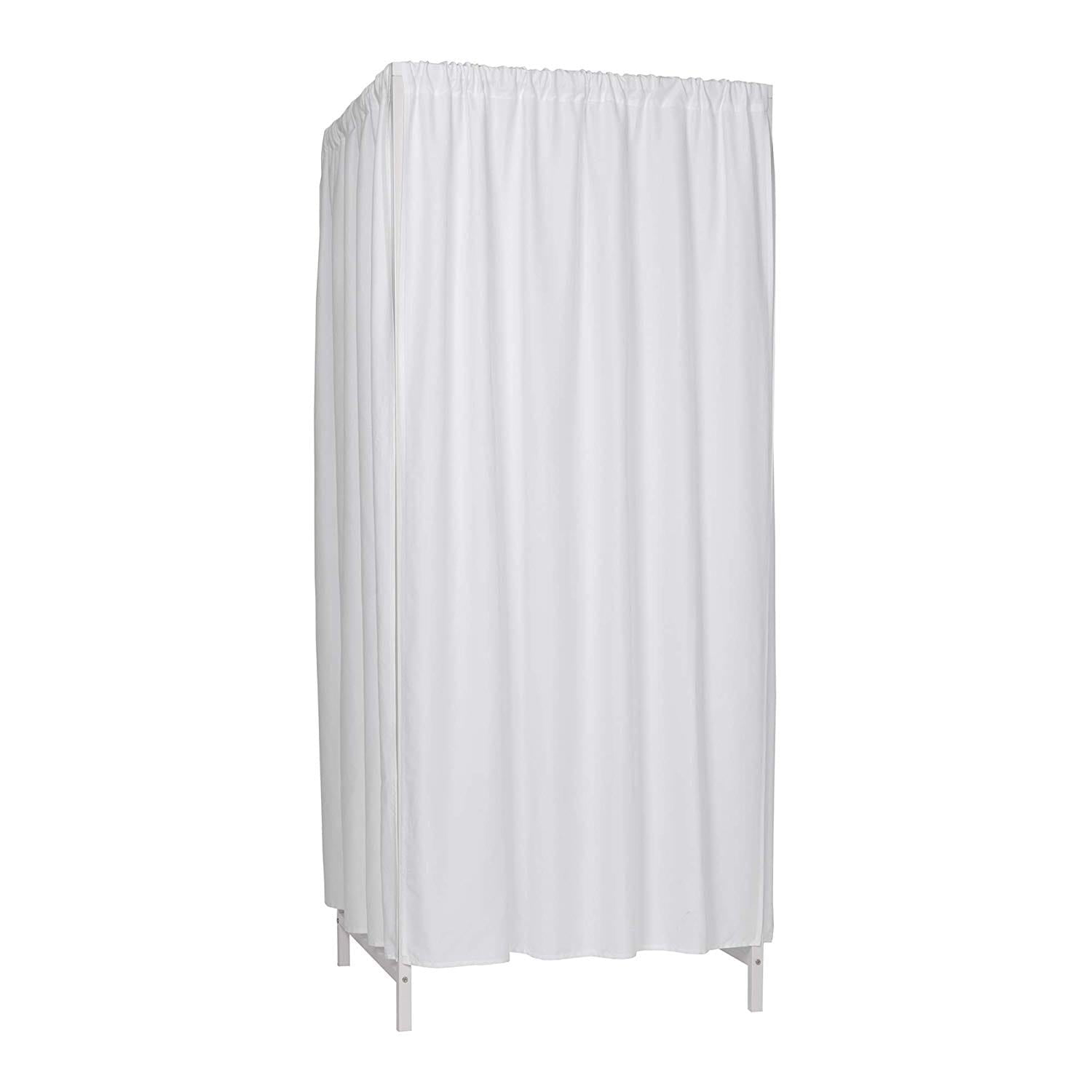 Don't Look At Me - Portable Changing Room Divider - White Frame with ...