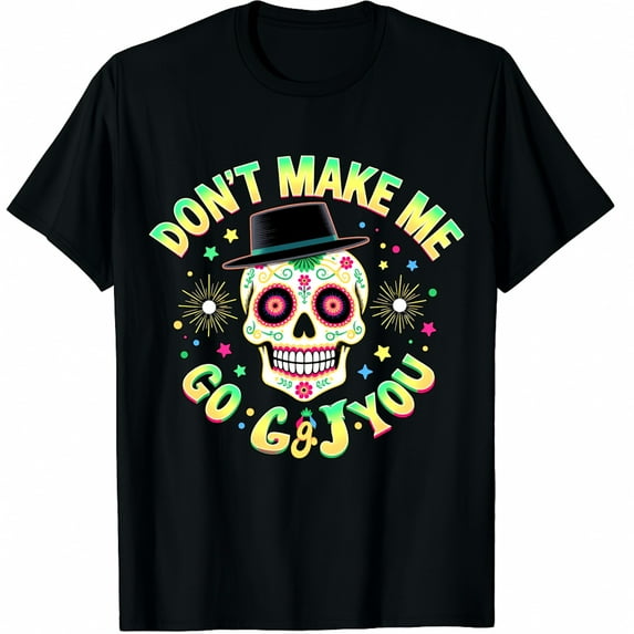 Don't Make Me Go Cajun On You Mardi Gras Graphic Black T-Shirt for Men ...