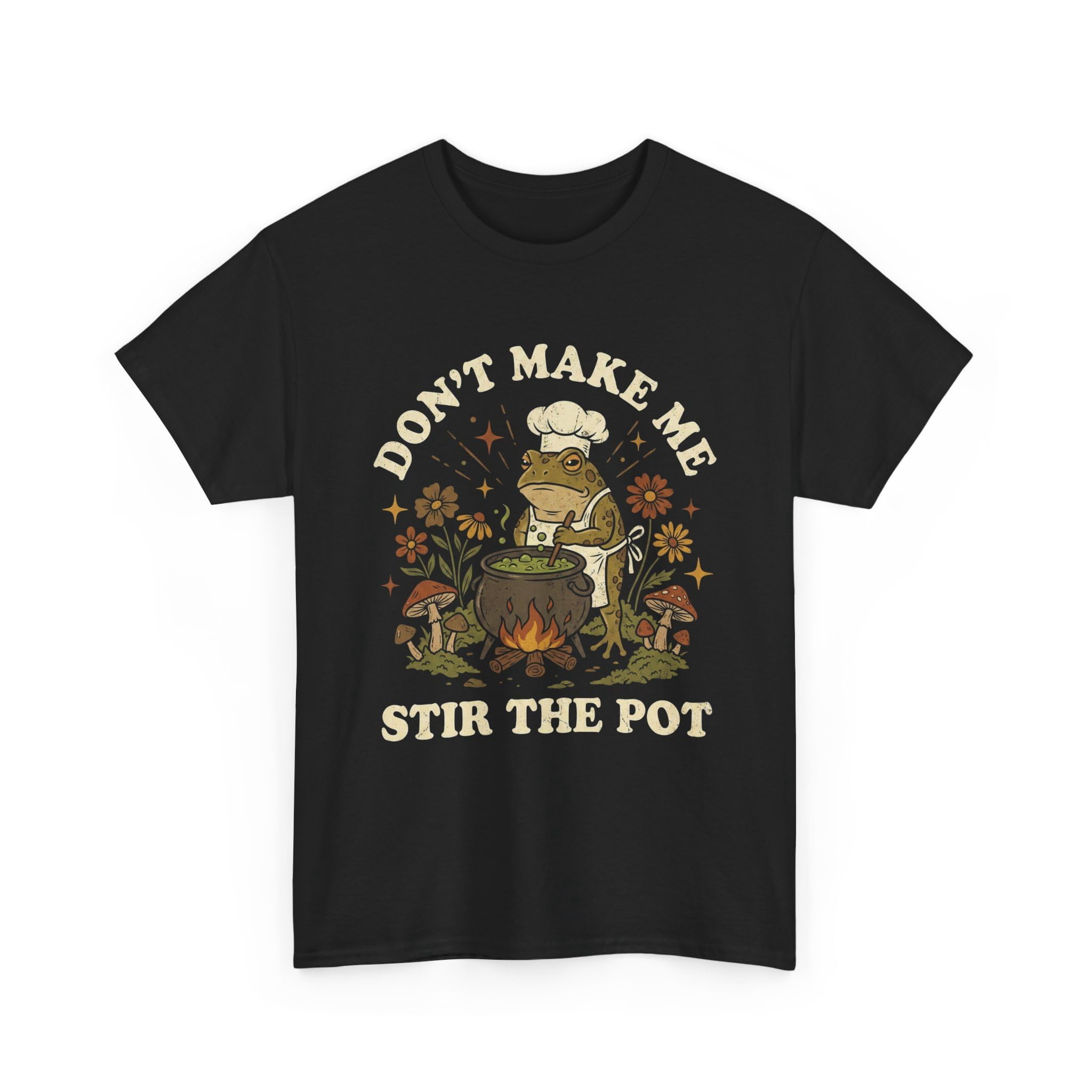 Don't Make Me Stir The Pot Funny Frog Chef Cottagecore Goblincore ...