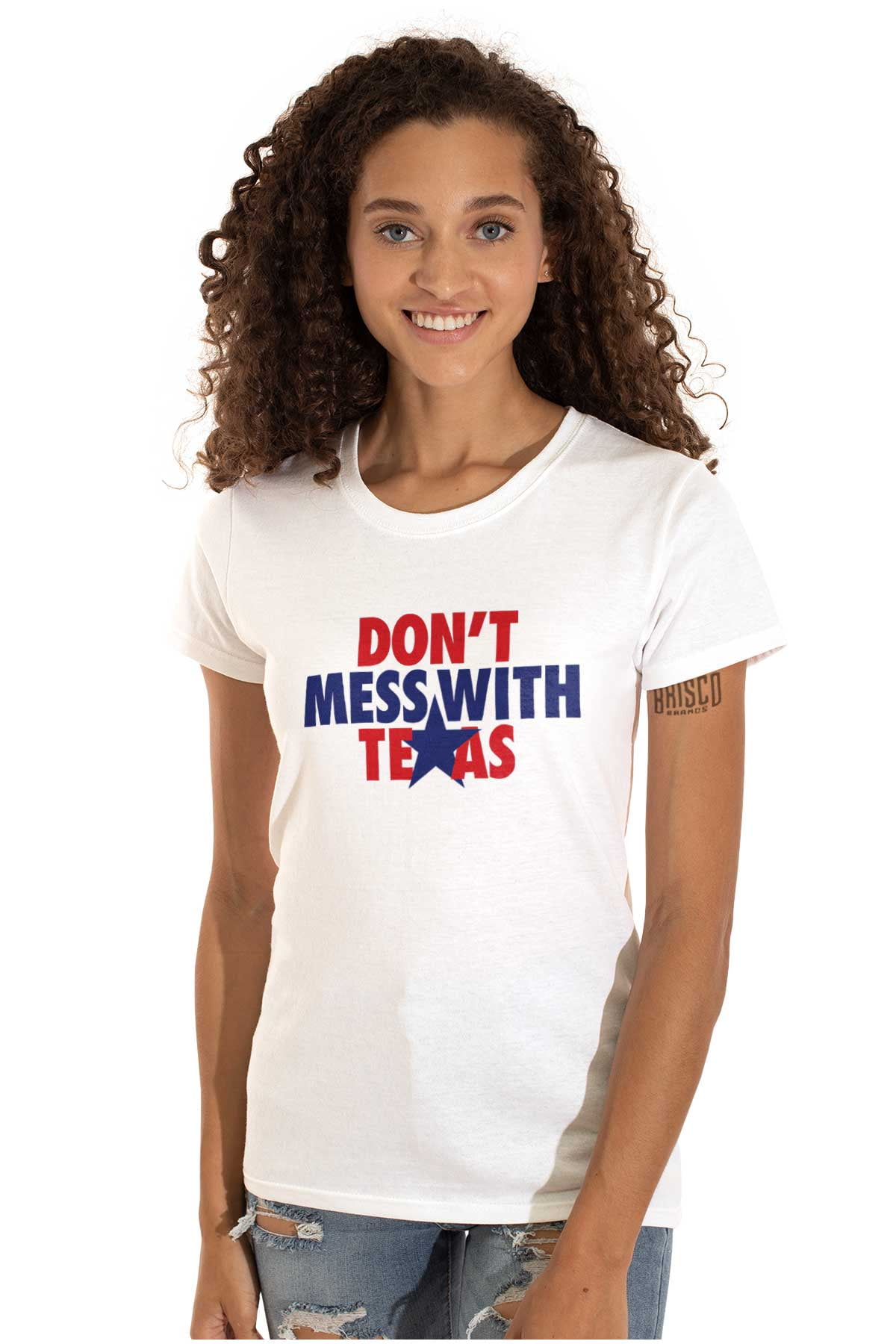 Texas Lone Star State Motto Cool TX Womens T Shirt Ladies Tee - Walmart.com