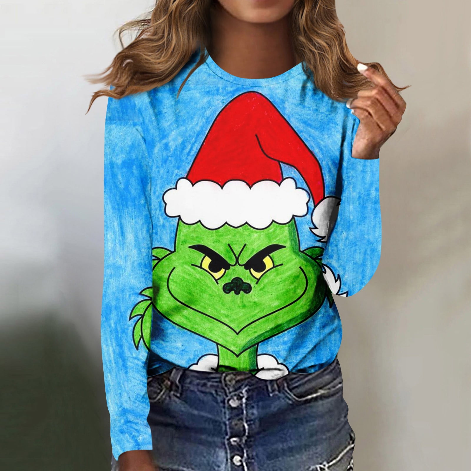 Don't Miss Out! Gomind Grinch Creative Christmas Round Neck Custom ...