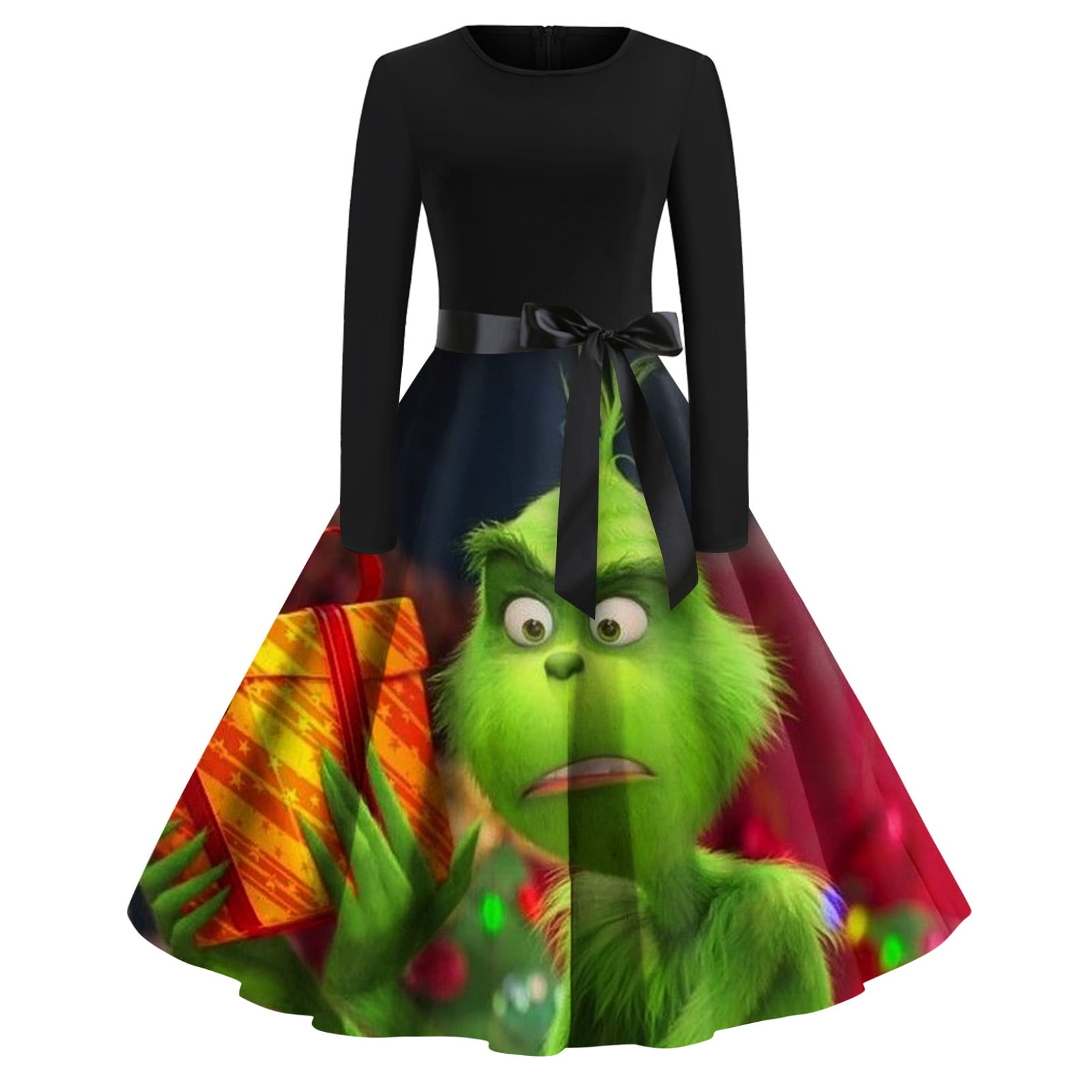 Dont Miss Out Gomind Womens Grinch Christmas Printed Long Sleeve