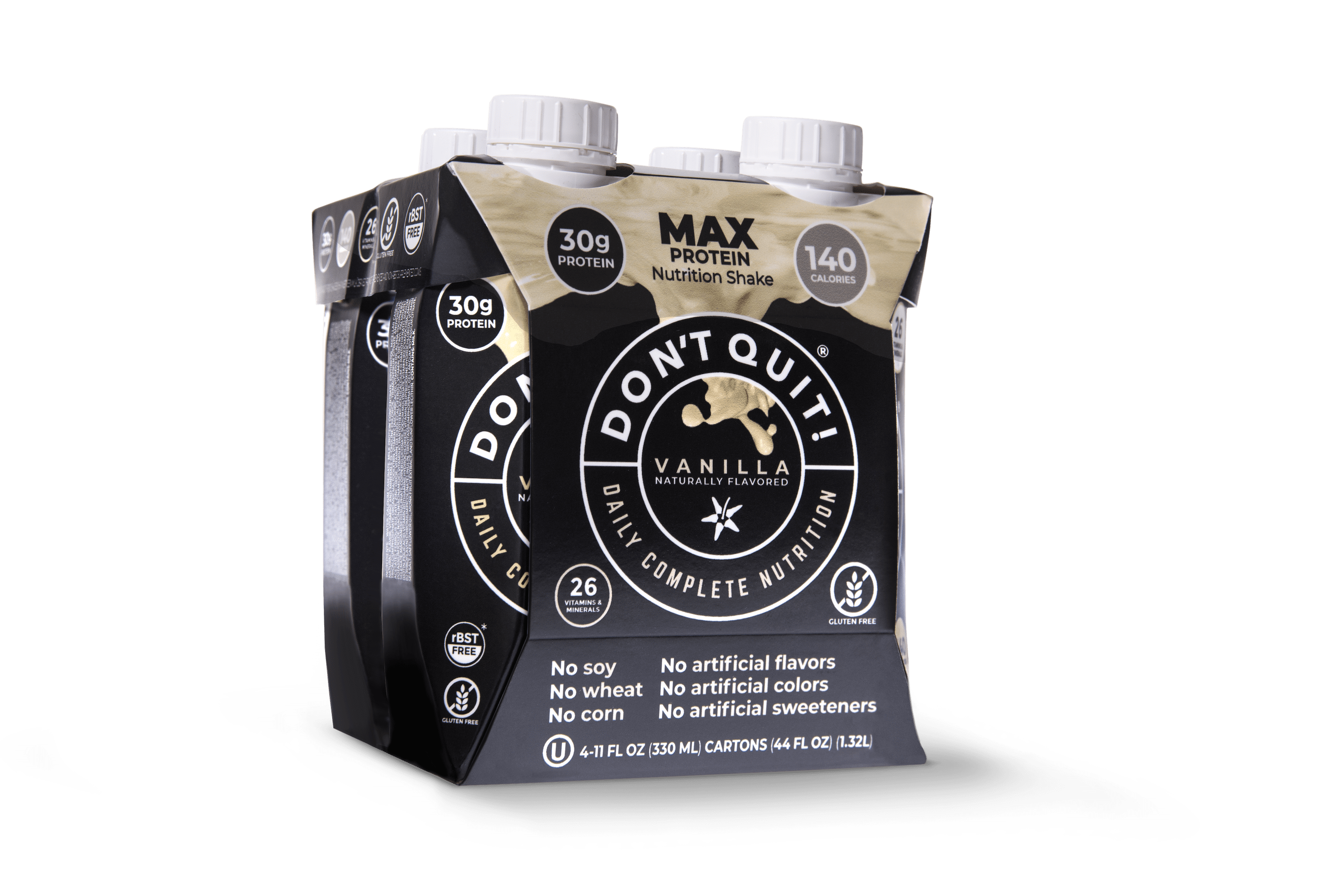 Don't Quit Max Vanilla Daily Nutrition Shake 11oz Pack - Walmart.com