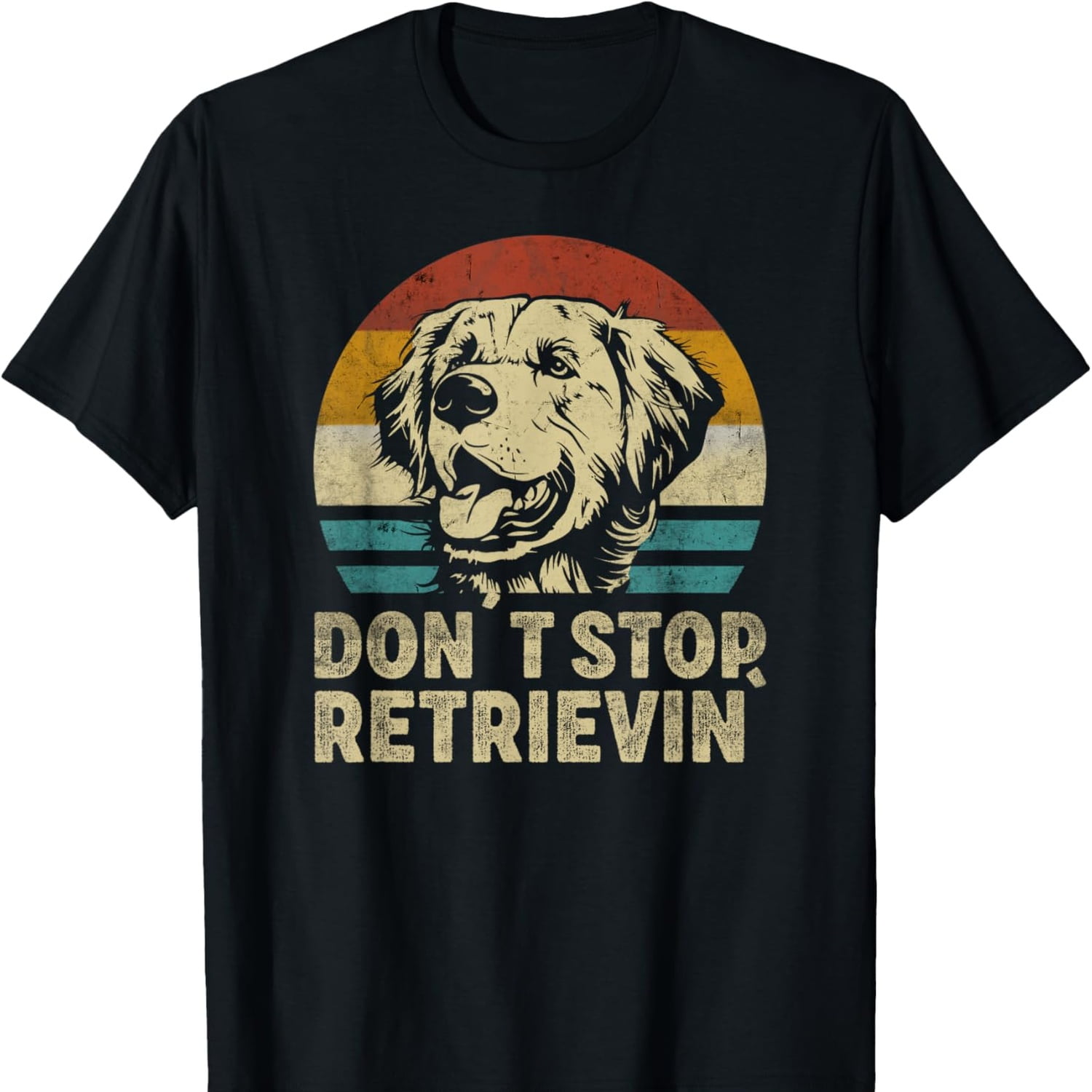Don´t Stop Retrieving Golden Retriever Dog R Vintage T-S1Hirt - Walmart.com