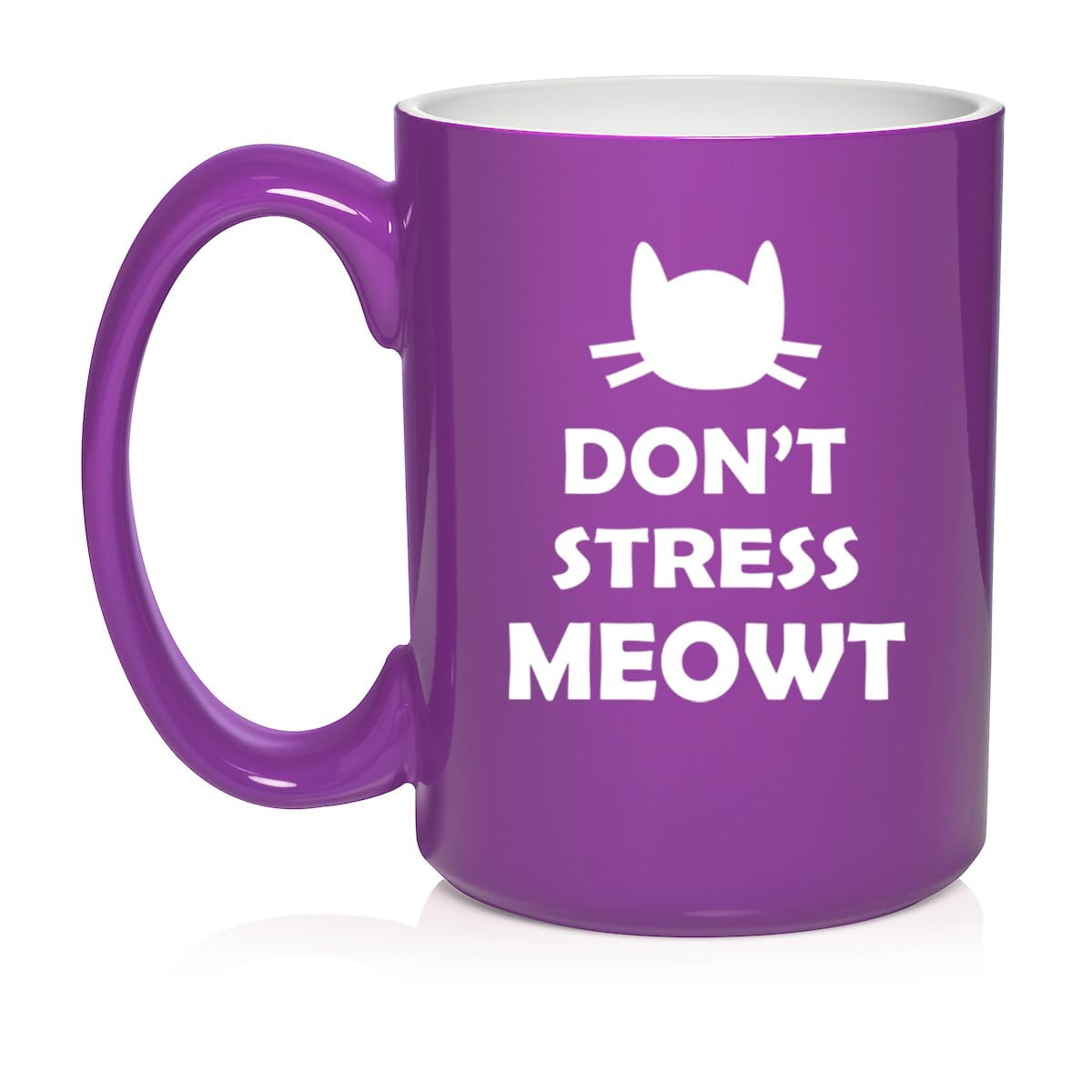Dont Stress Meowt Cat Funny Ceramic Coffee Mug Tea Cup T For Her