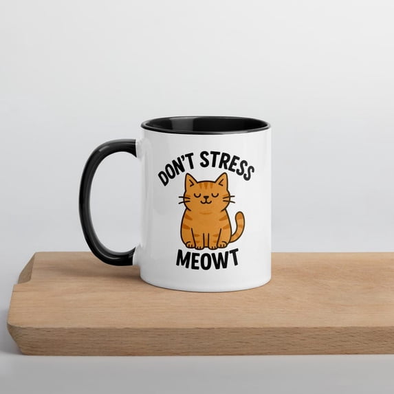 Don't Stress Meowt Mug, Funny C1Aoffee Cup, Cute C1At Lover Gift ...