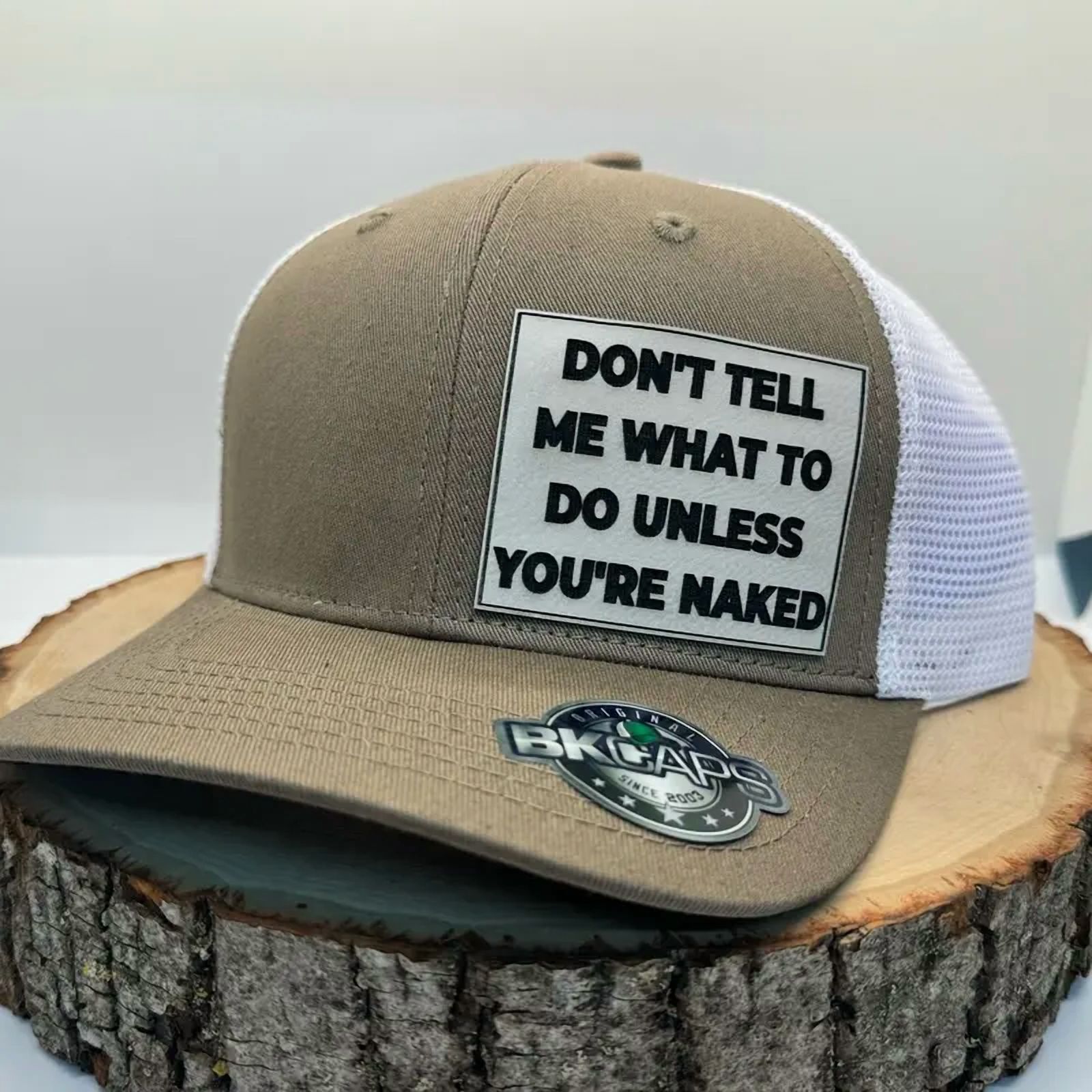 Don’t Tell Me Hat, Stylish Adjustable Snapback Hat with Funny Quote ...