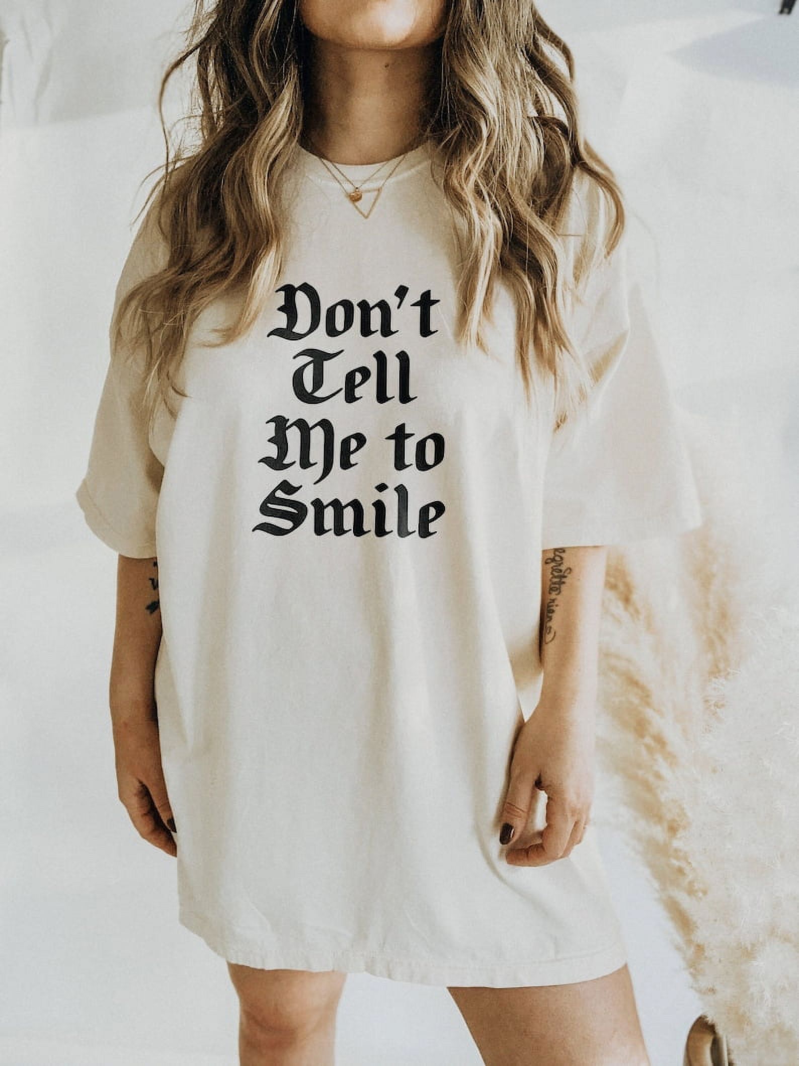 Don't Tell Me to Smile Feminist Shirt | Equality Shirt | Trendy Shirt ...