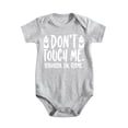 Don't Touch Me. Seriously. Ew, Germs Baby Bodysuit Funny Adorable ...