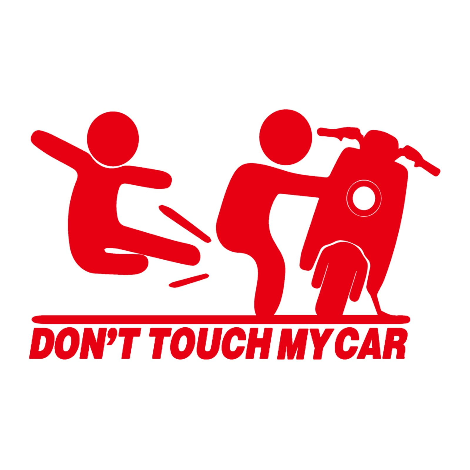 Dont Touch My Car Vinyl Decal Funny Waterproof Sticker For Bumper