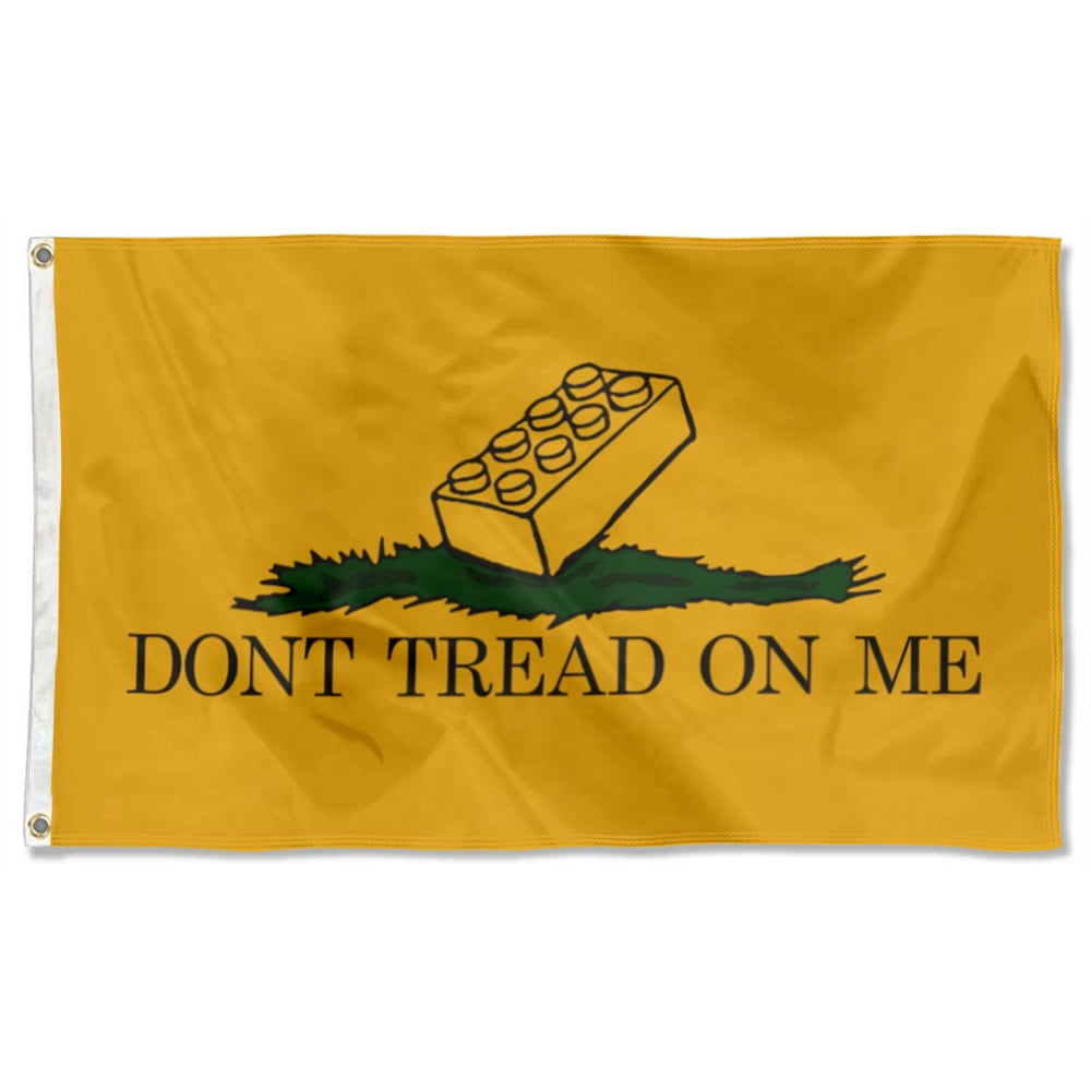 Don't Tread On Me Flag Funny Gadsden Flags Banner Home Yard Garden ...