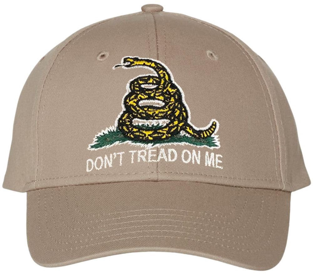 Don’t Tread On Me Gadsen Snake Baseball Cap Embroidered Rafflesnake Hat ...