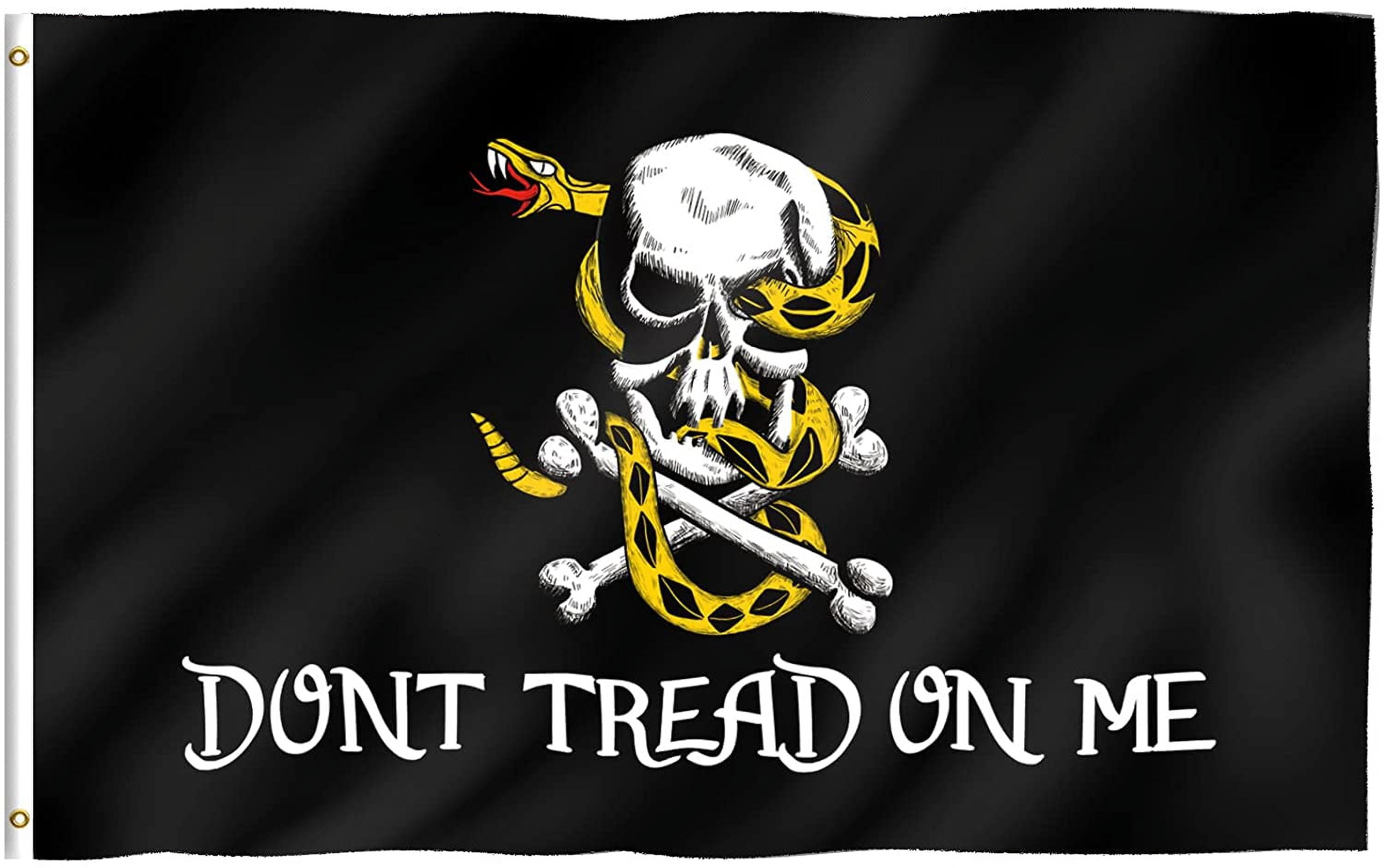 Don't Tread On Me Pirate Flag - Vivid Color and Fade Proof - Jolly ...