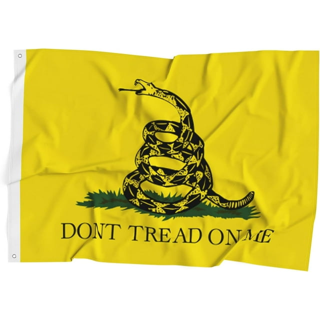 Don't Tread on Me Flag United States Yellow Banner Polyester 3x5 Foot ...