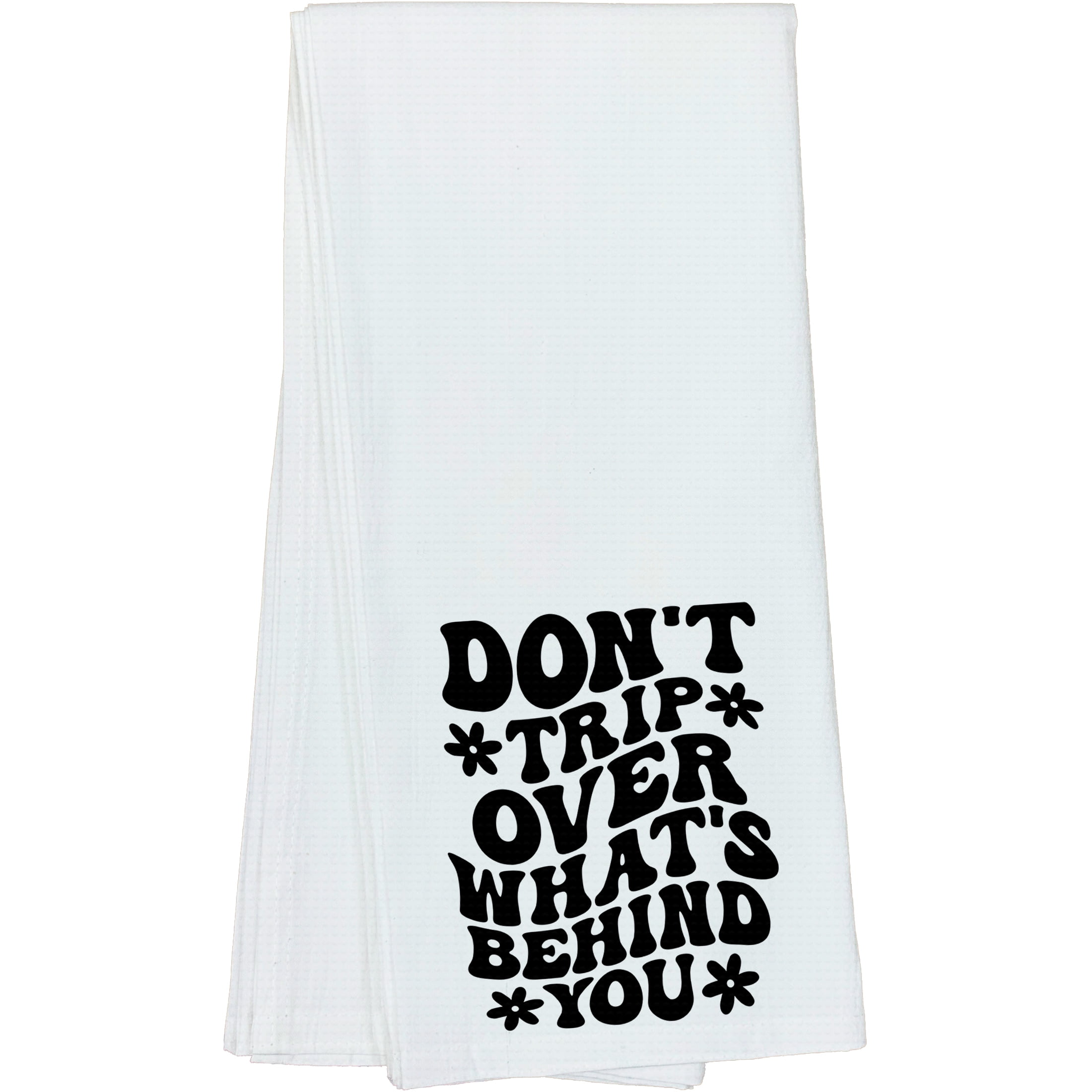 Don't Trip Over What's Behind You, Motivational Quote, Groovy Retro ...
