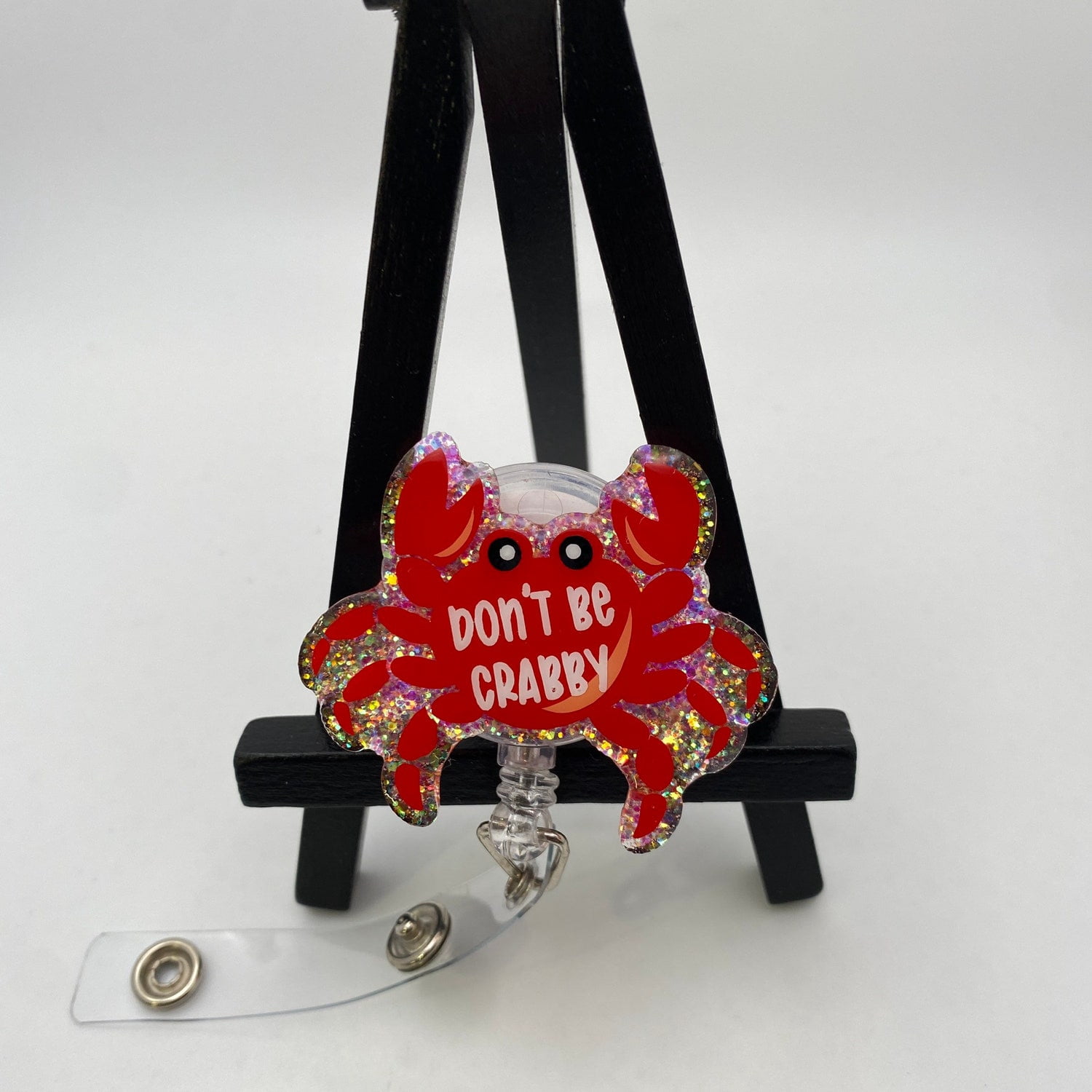 Don’t be Crabby Nurse Badge Reel • Badge Reel• Health Care Badge Reel ...