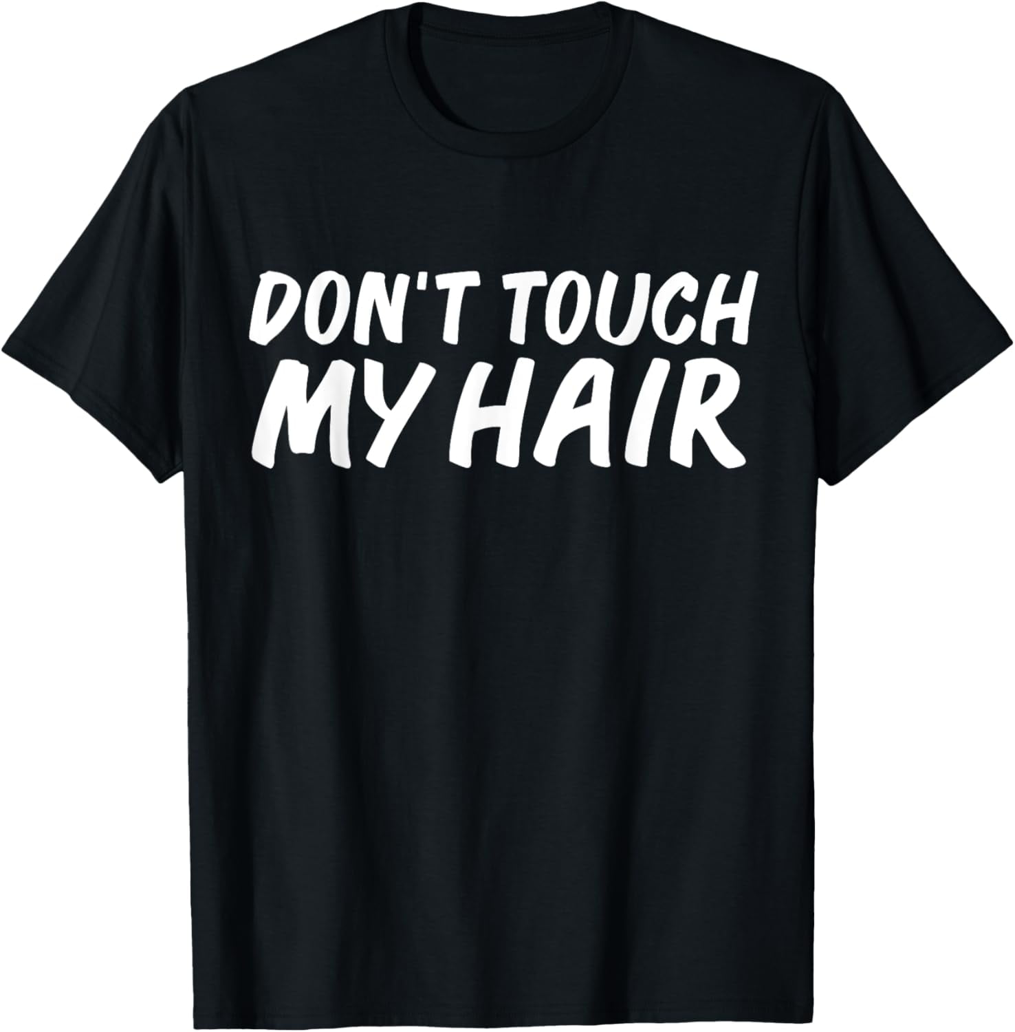 Don't touch my hair natural hair curls kinky nappy gift T-Shirt ...