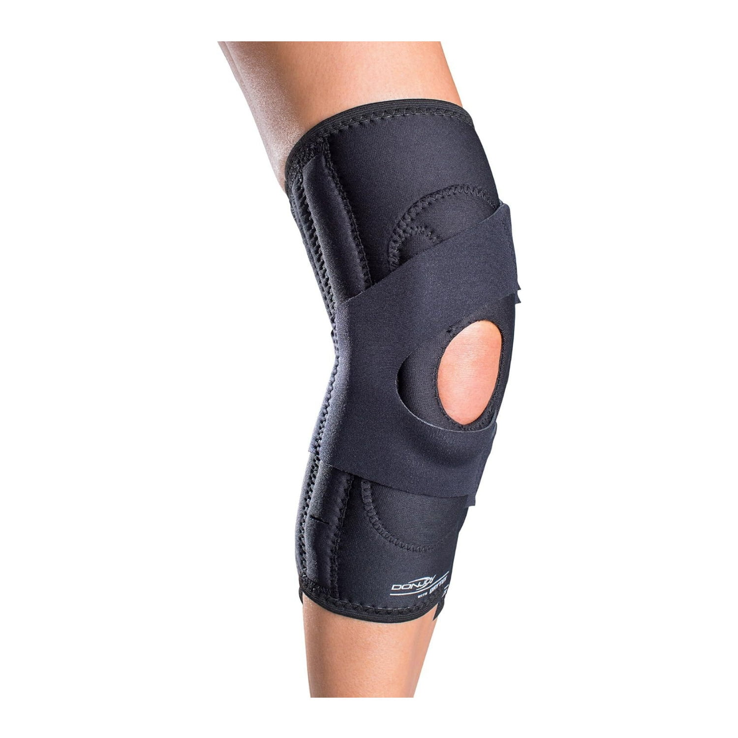 DonJoy Lateral J Patella Knee Support Brace with Hinge, Neoprene ...