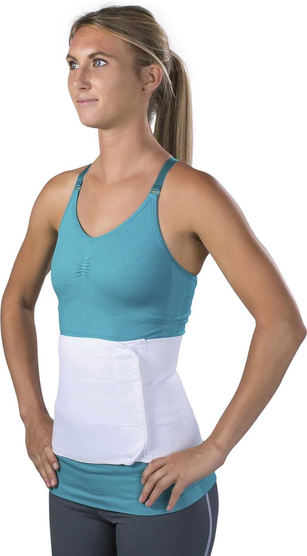 DonJoy Premium 9", 3-Panel Elastic Abdominal Binder: Small/Medium Waist ...