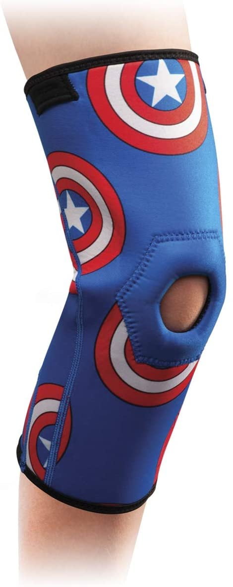 DonJoy Marvel Avengers Captain America Youth Neoprene Knee Sleeve ...