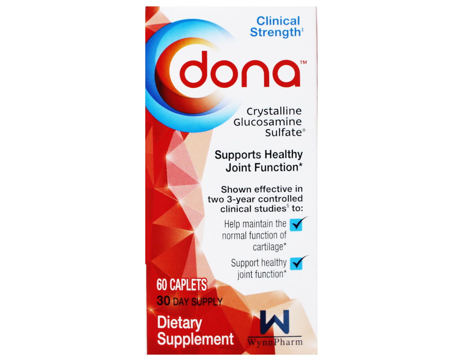 Dona Glucosamine Sulfate Caplets - Medication for Joint Mobility ...