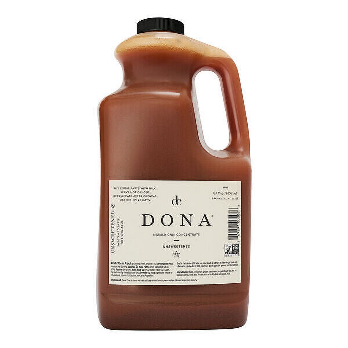 Dona Chai Unsweetened Masala Chai 1:1 Concentrate 64 fl. (select flavor ...