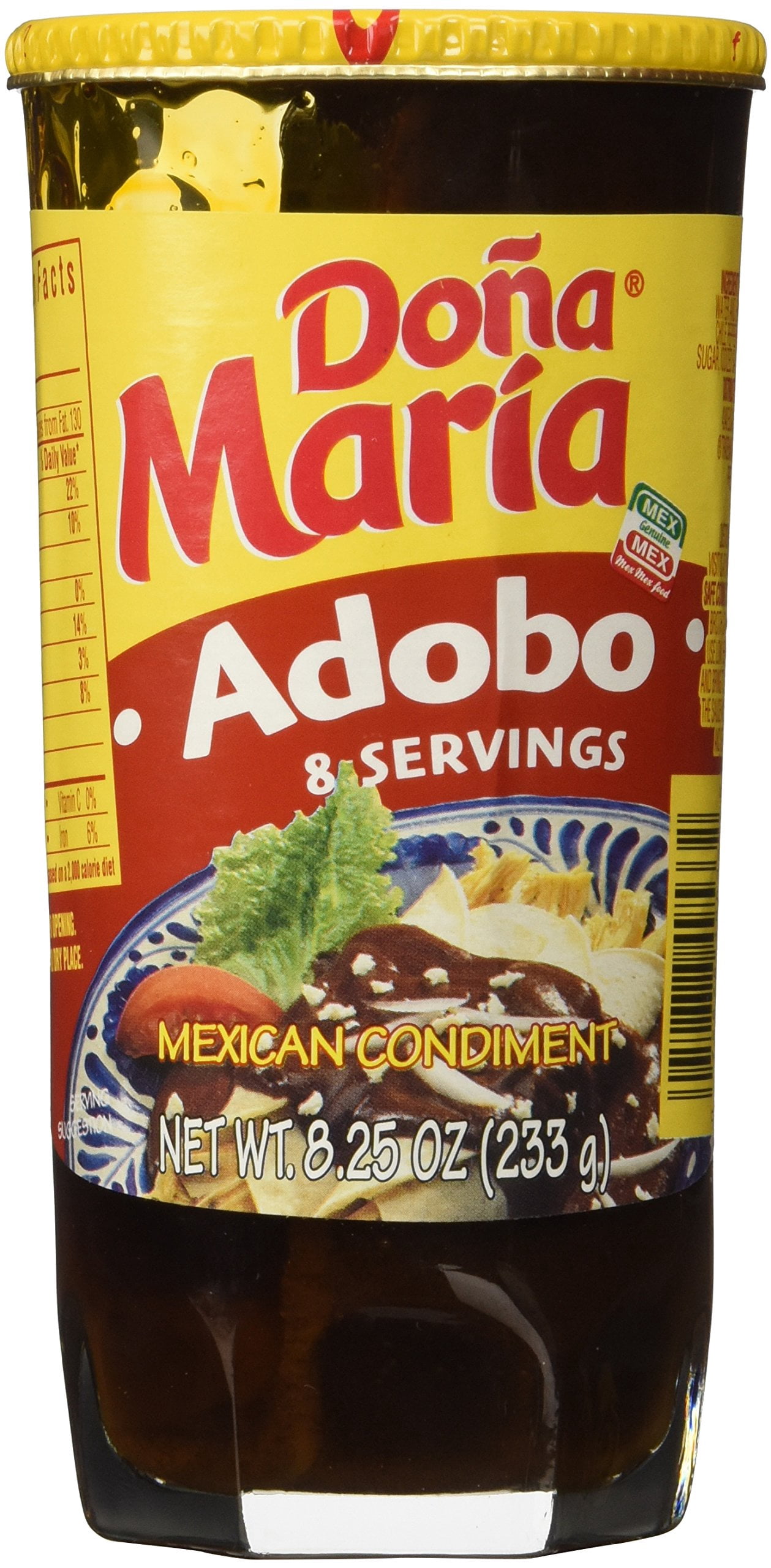 Dona Maria - Dona Maria Adobo Paste for Mexican Cuisine - 8.25 Oz Case ...